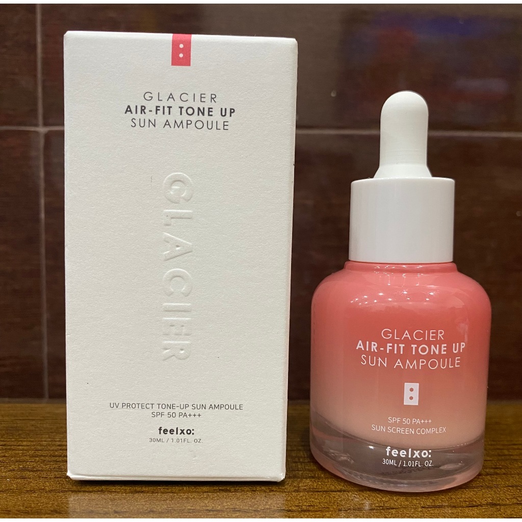 Feelxo Glacier Air-Fit Tone Up Sun Ampoule SPF50+/PA+++ 30ml | Shopee ...