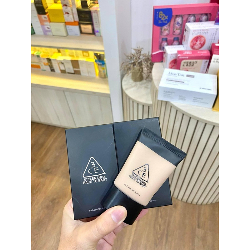 [100% GENUINE] 3CE BB CREAM BACK TO BABY FOUNDATION (June 2025 ...