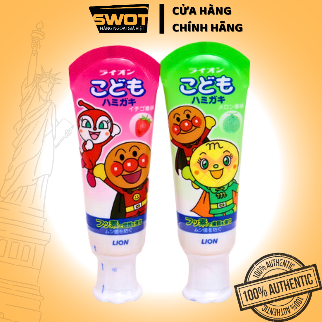 Japanese Lion baby toothpaste 40g, premium Japanese toothpaste with ...