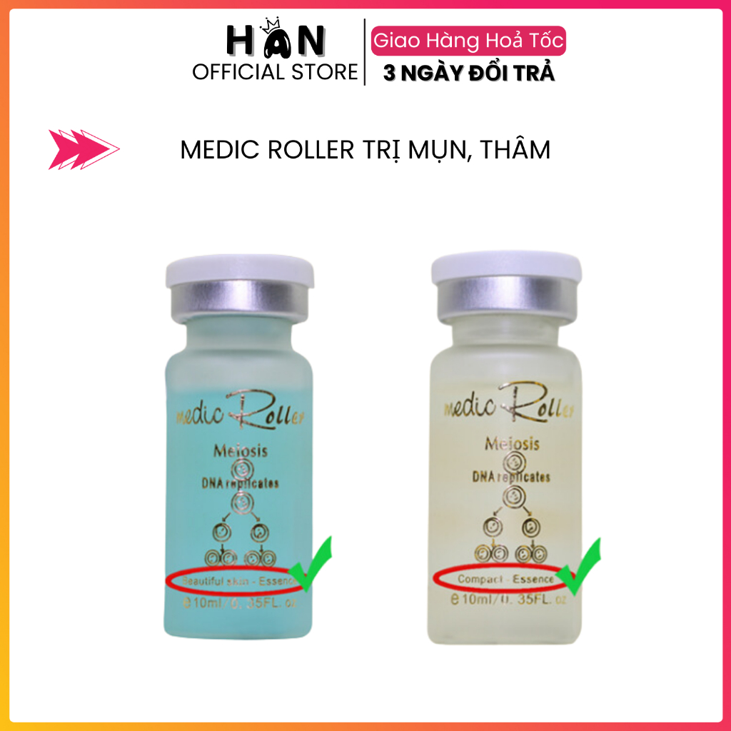 Medic Roller Compact Essence 10ml Remove Blackheads, Pustules. | Shopee ...