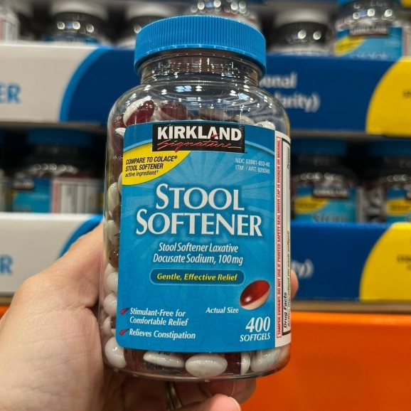 Kirkland Stool Softener anti-constipation laxative pills | Shopee Malaysia