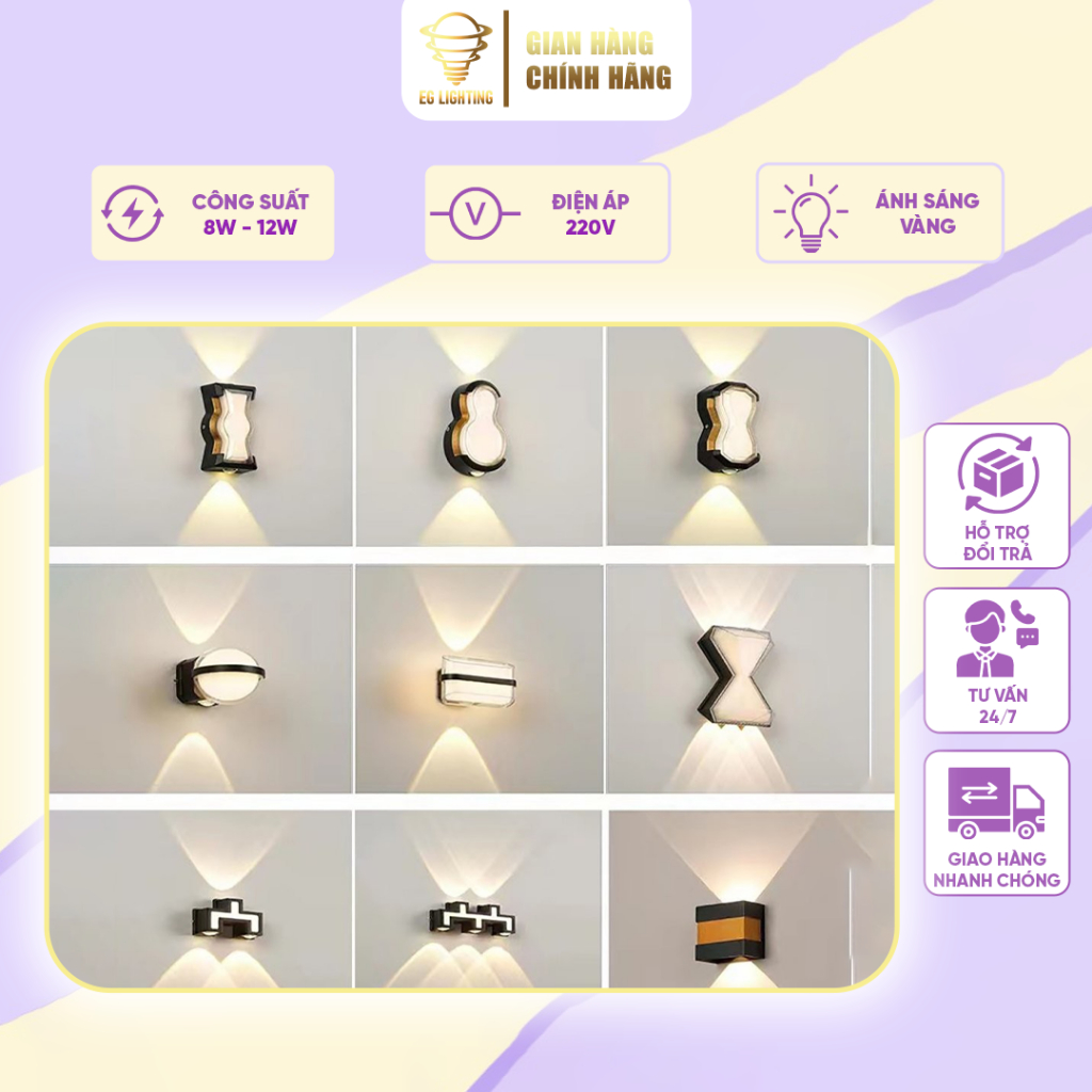 EG Lighting Decor Wall Light - Super Bright Yellow Led Chip Wall Decor ...