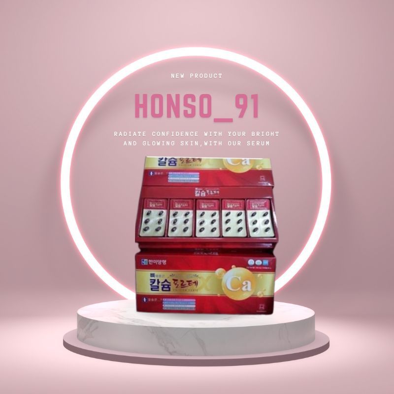 Korean Hanmi Calcium oral tablet supplemented with red box of 120 ...