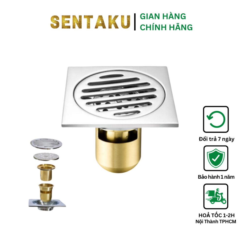 Sentaku Anti-Odor Floor Drain Funnel High Quality Copper Stainless ...