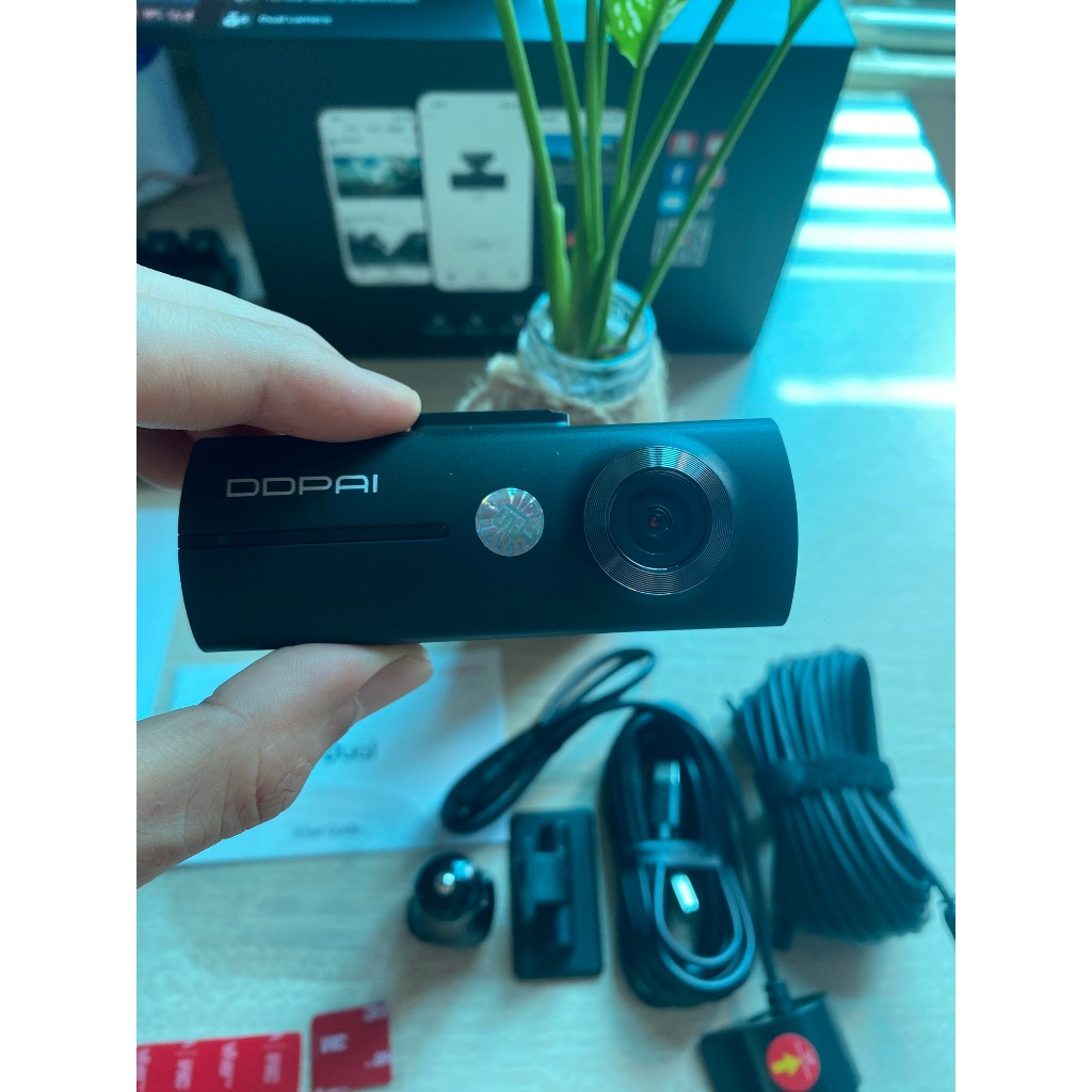 Ddpai N1 DUAL dash cam full set front and rear, 1296P resolution ...