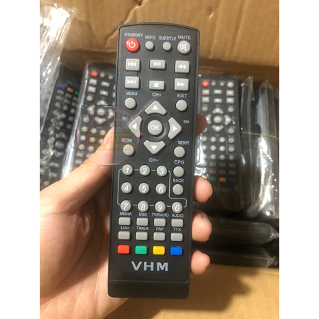 Remote DIGITAL RECEIVER CONTROL-DVB-T2 VINABOX T220-t220s CONTROLS MANY ...