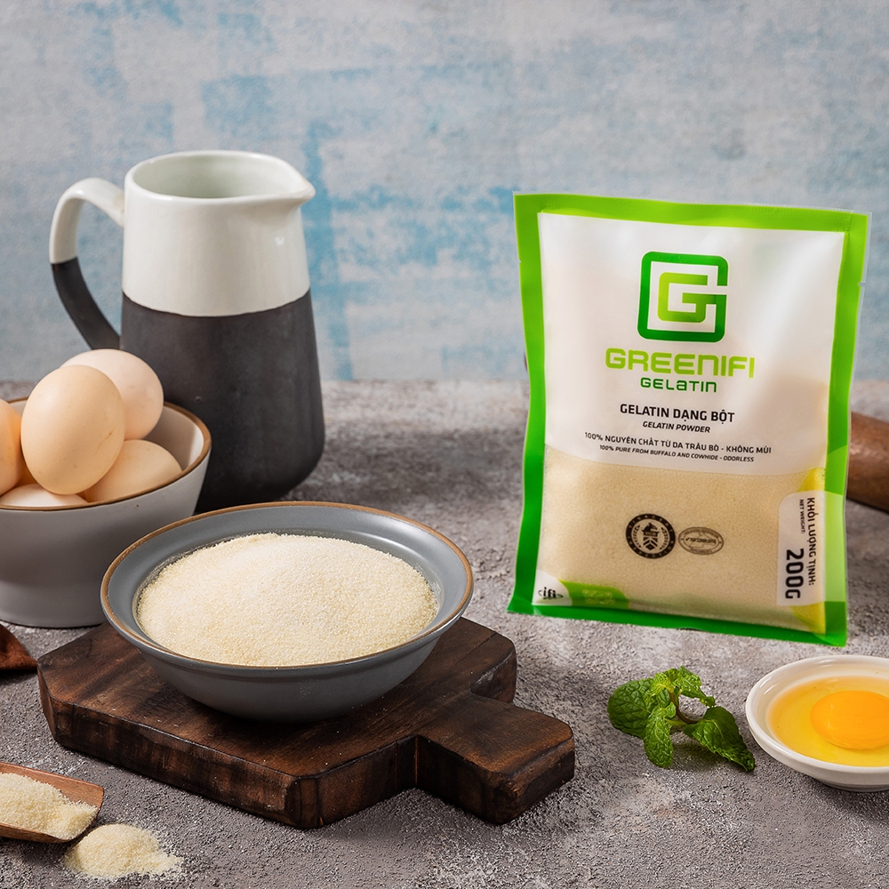 Vietnamese Gelatin Powder - Used to make Tofu, Tofu, Pudding, Yogurt ...