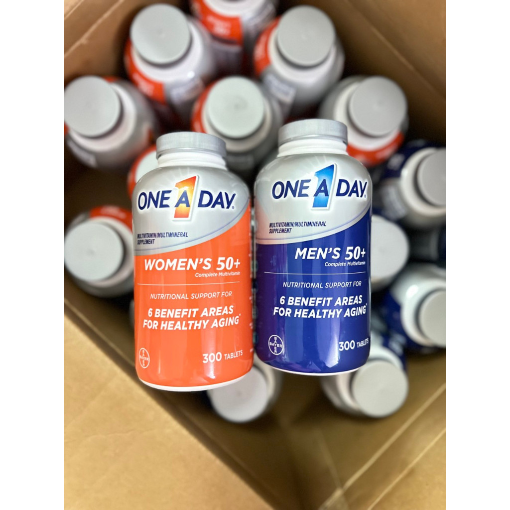 Multivitamins for MEN/Women over 50 Years Old ONE A DAY MEN 50+ Healthy Advantage 300 tablets ...
