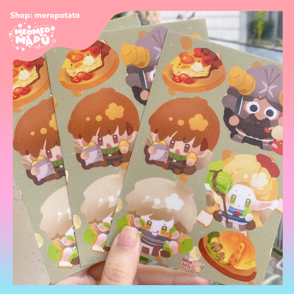 Dungeon Meshi sticker chibi Dungeon Flavor | Shopee Malaysia