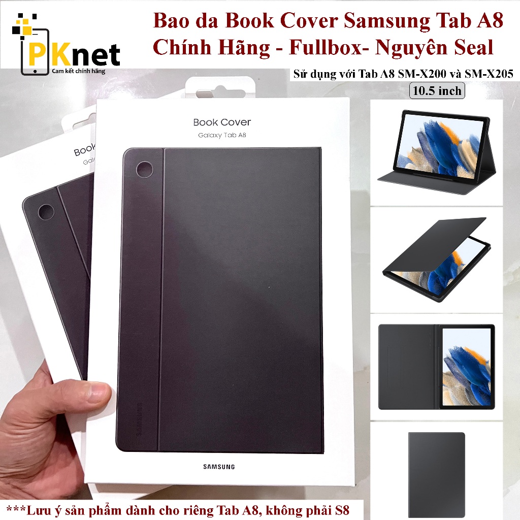 Genuine Samsung Tab A8 Book Cover BX200 leather case used for Tab A8 ...