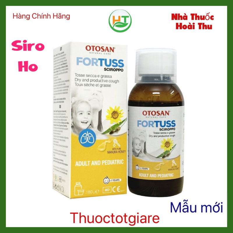 ForTuss Otosan Cough syrup - Cough relief, soothing throat (Italy ...