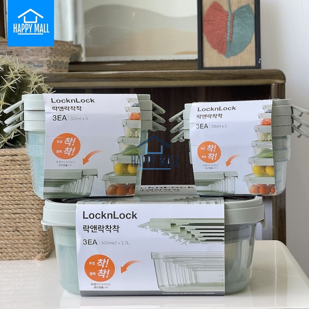 Locknlock Chak Chak airtight PP plastic box that can be used in the ...