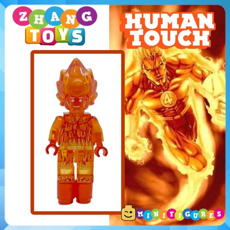 Fantastic 4 Minifigures Jinrun JR136 Human Touch Puzzle Toy | Shopee ...