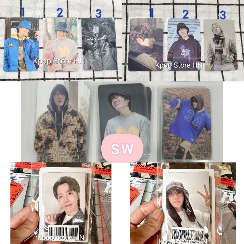 Jhope Lucky draw Card, J-Hope on the street sticker | Shopee Malaysia
