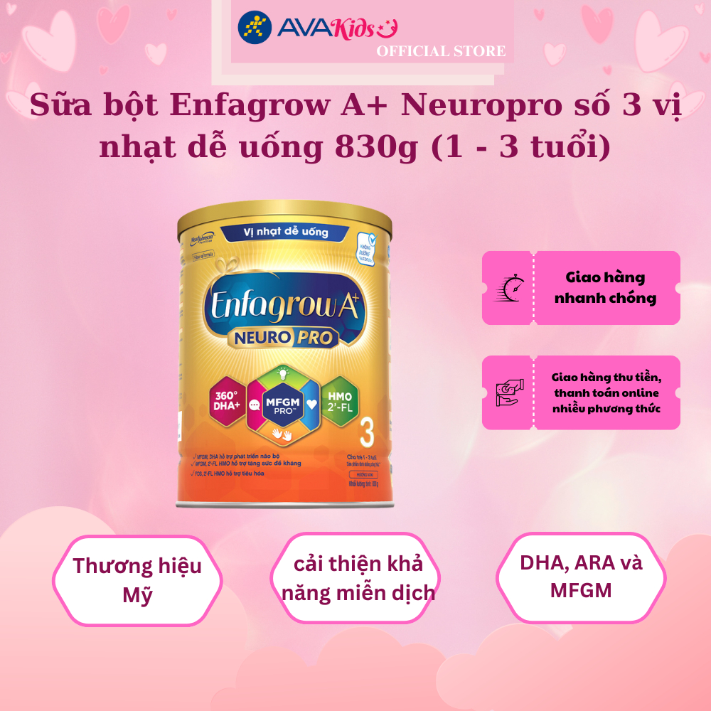Enfagrow A+ Neuropro Powdered Milk No. 3 Light Flavor Easy To Drink ...