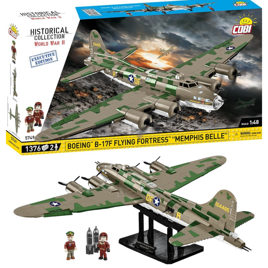 Genuine Cobi BoeingTM B-17F Flying FortressTM Memphis Belle WWII ...