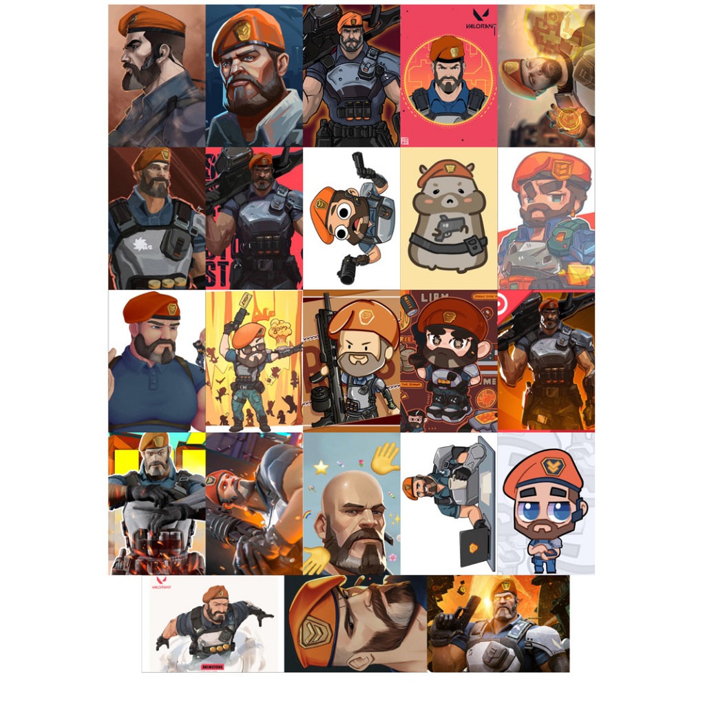 Brimstone Game Valorand lomo card set 30 different photos with box ...