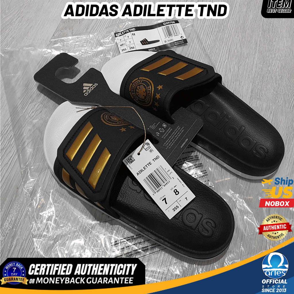 [Auth] Genuine Das Adilette men's sandals Tnd "Germany" with waterproof ...