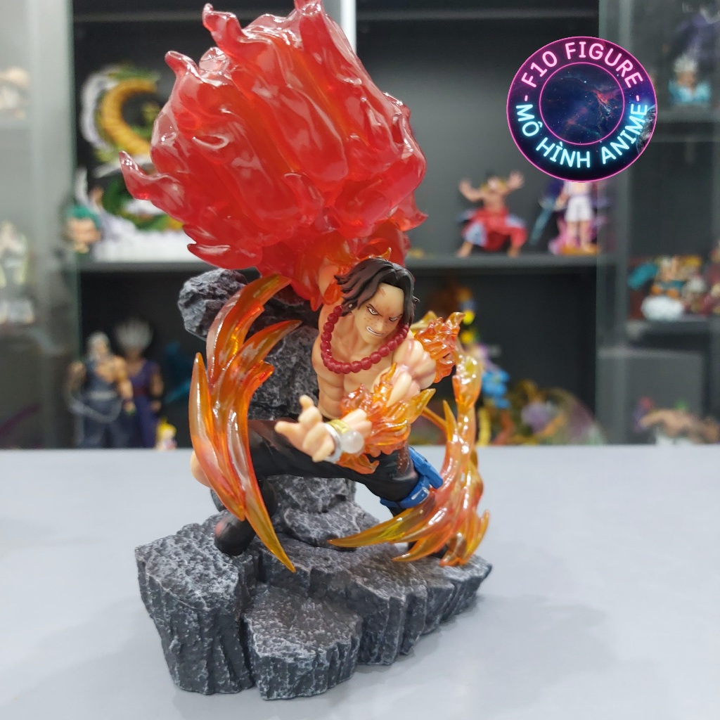 One Piece ACE fighting fire fist model - ACE fire fist model 25CM high ...