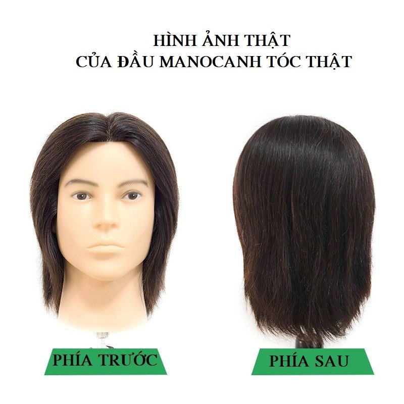 Real Men's Hair Mannequin Head, Men's Ken Head for Bleaching, Perming ...