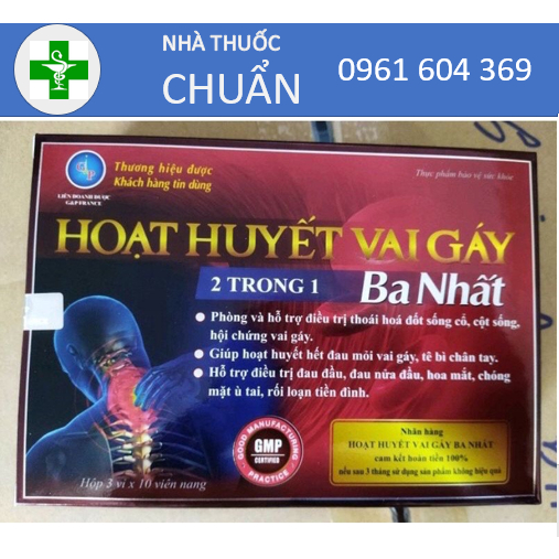 Ba Nhat Blood Shoulder And Nape Activities - Helps Relieve Headaches ...