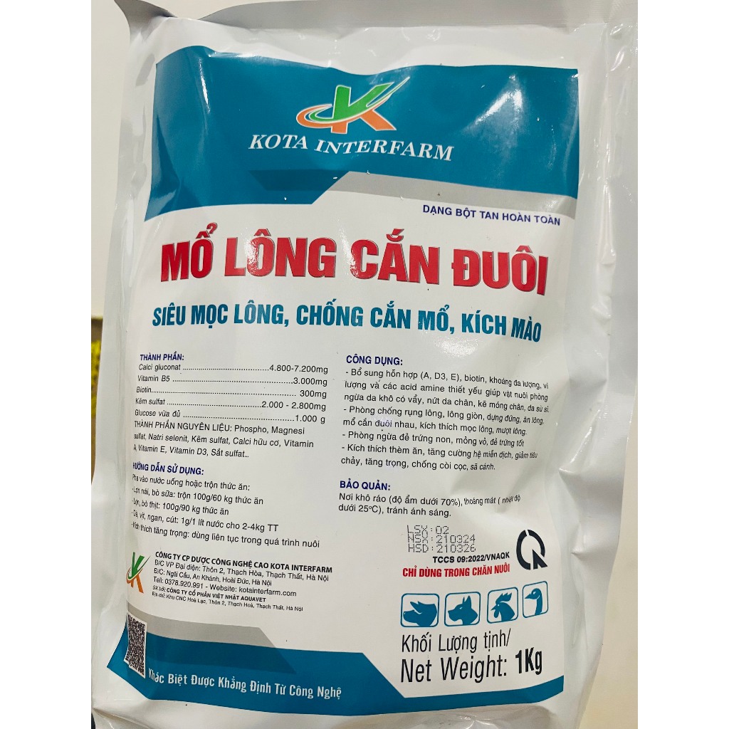 Prevent feather pecking, tail biting, super hair growth, crest ...