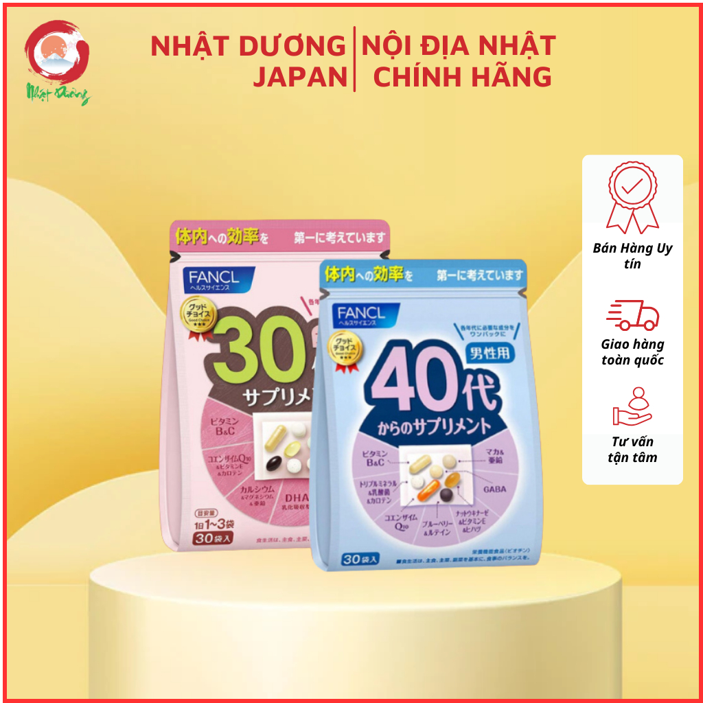 Fancl Multivitamin Pills For Men And Women (30 Packs) In Japan | Shopee Malaysia