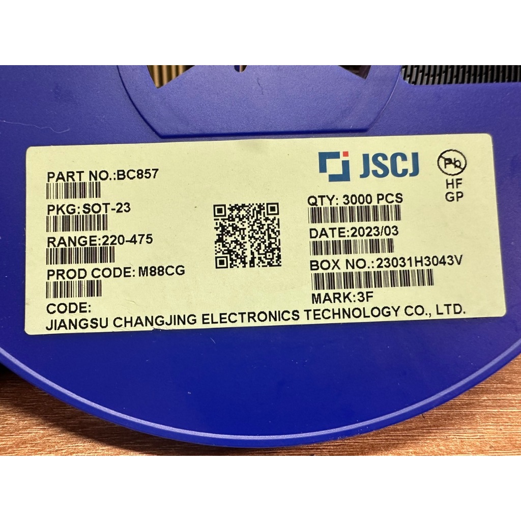 Transistor SMD Code 3F BC857 0.1A 45V SOT-23 (60con wire) | Shopee Malaysia