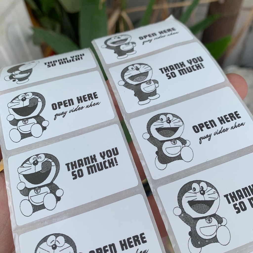 Set of 50 stamps 30x50mm DORAEMON meme stickers, stickers, paper bag ...