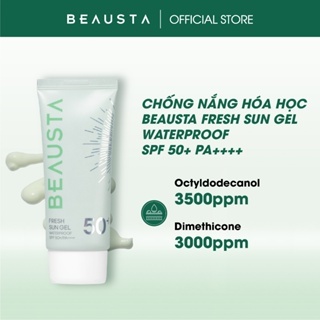 Beausta Fresh Sun Gel Waterproof Sunscreen SPF 50+ /PA++ Tube 50g ...