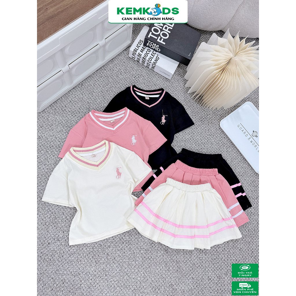 Kem Kids turtleneck shirt with pleated skirt for girls. Outing dress ...