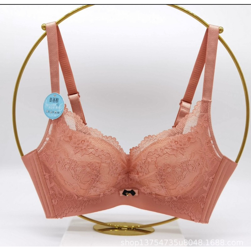Rimless Lace Bra with Push Up and Create Large Cleavage To Cover Back ...