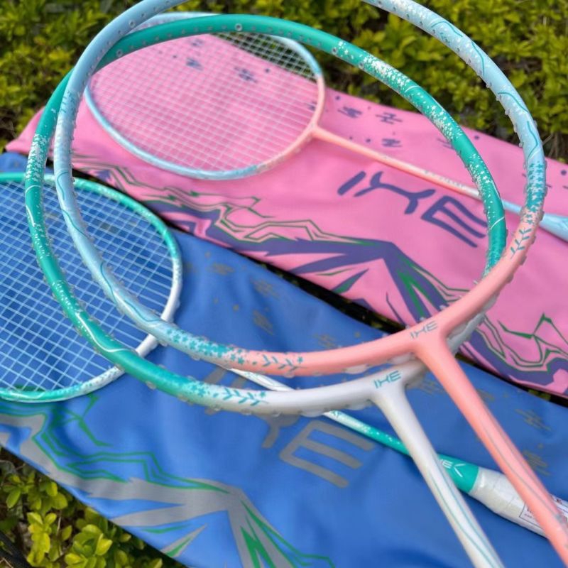 Genuine IXE Galaxy badminton racket new version max 13kg, pre-tensioned ...