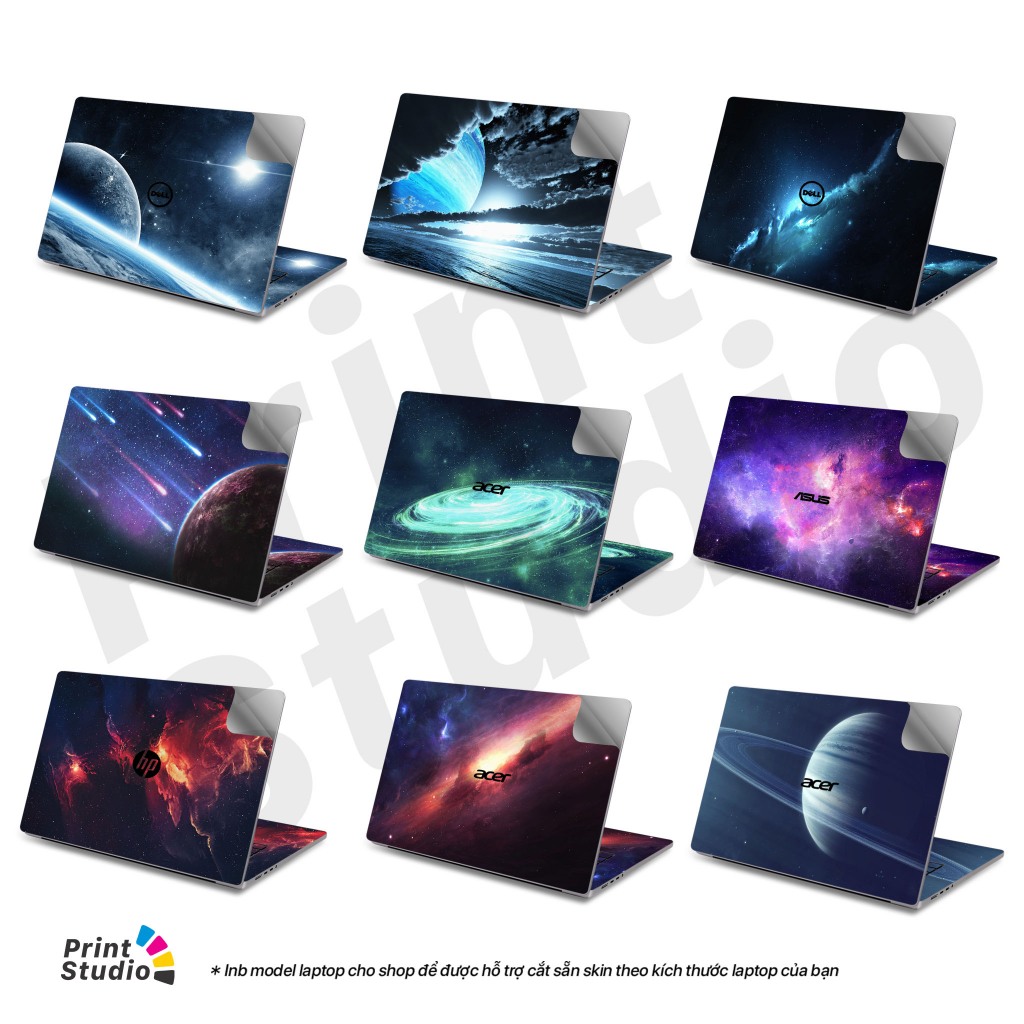 Laptop Skin 20 Galaxy Models - Laptop Stickers available for Dell, Hp ...