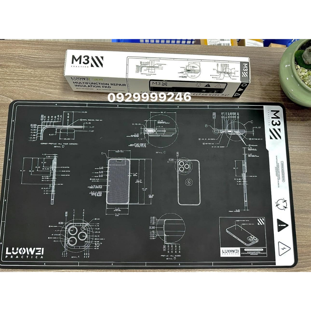 Luowei LW-M3 Heat Resistant Rubber (593X345*2MM) | Shopee Malaysia