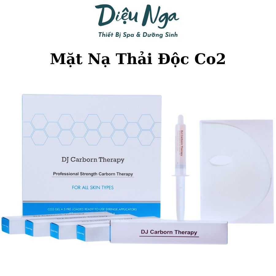 [Genuine] Dj CARBON THERAPY Detox Mask Box Of 5 Co2 Tubes And 5 Paper ...