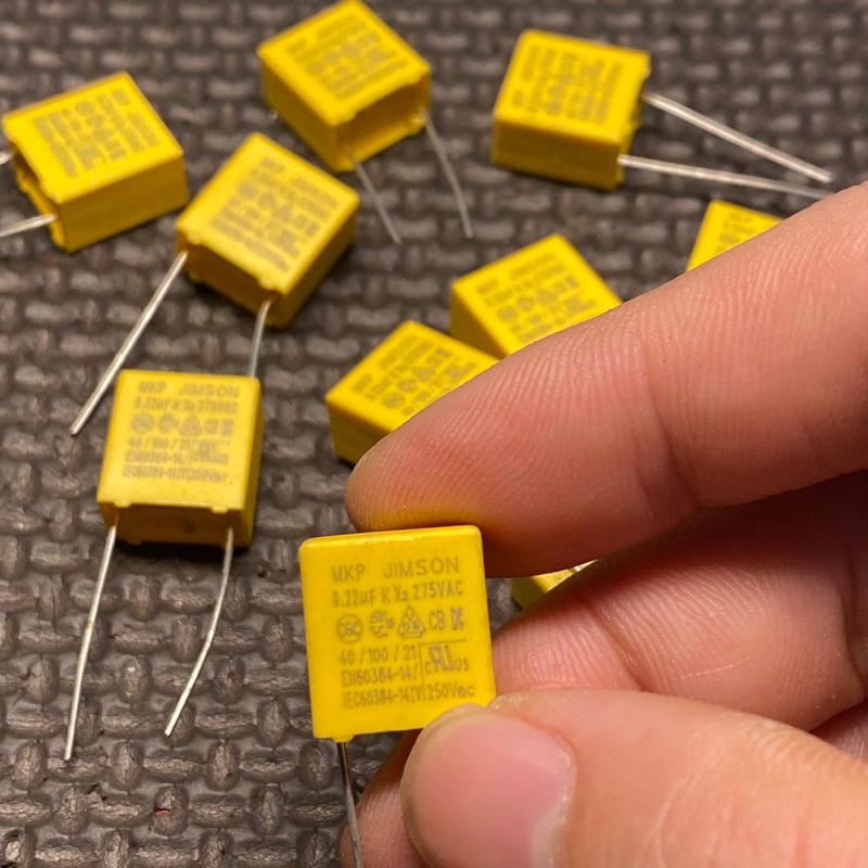 275v 0.22uf Gold Capacitor With Non-Polarized Filter Capacitor | Shopee ...