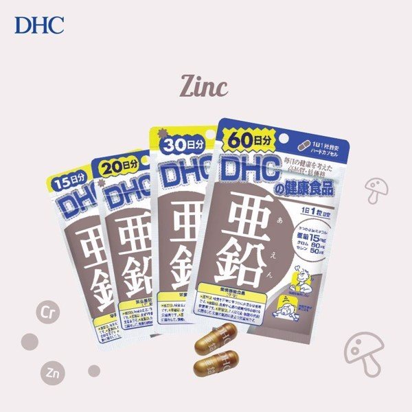Dhc Zinc Pills Supplement Zinc for the Body, Support Health Maintenance ...