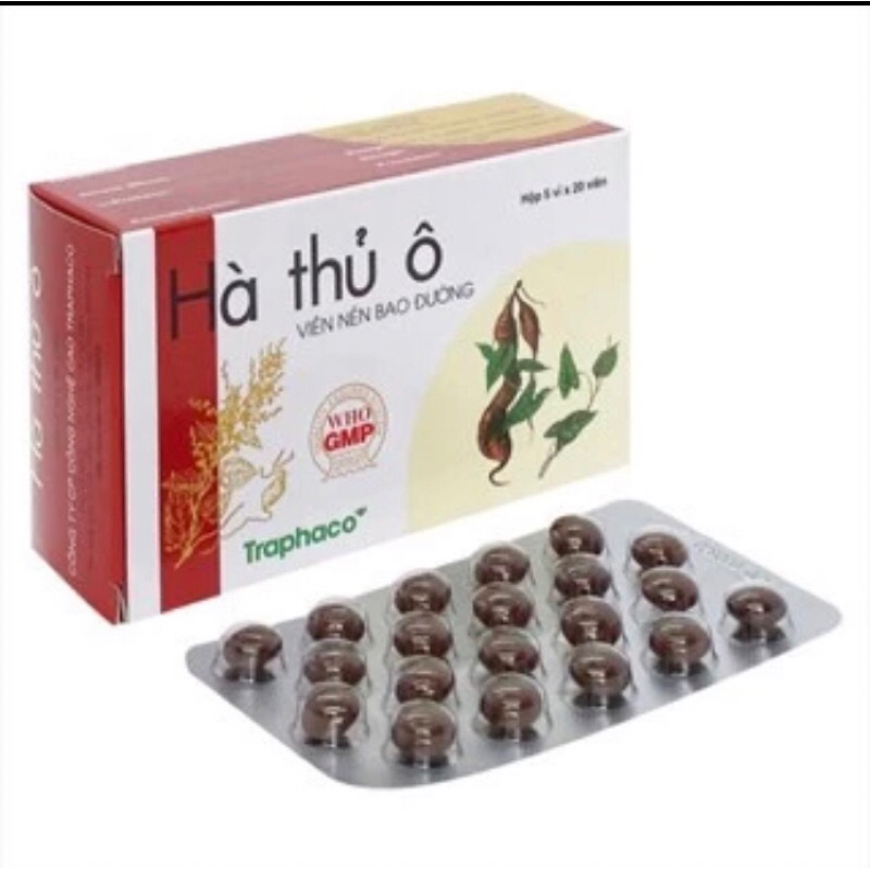 Traphaco Polygonum Pills for Black Hair, Beautiful Skin, box of 100 ...