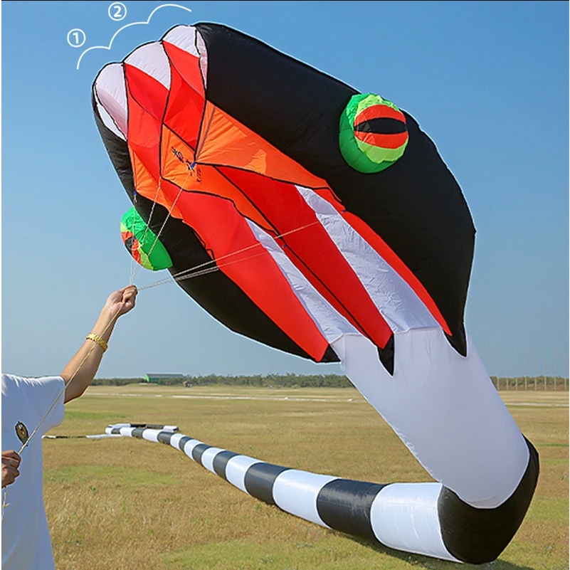 55 meter long aerodynamic 3D snake kite | Shopee Malaysia
