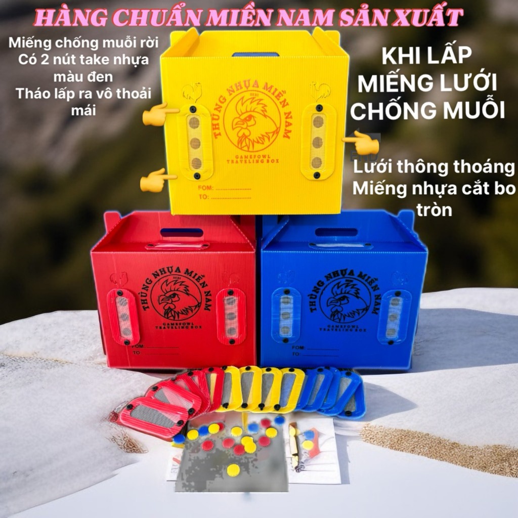 Plastic CHICKEN BOX MEDIUM size Length 50 C35 R25, chicken box, plastic ...