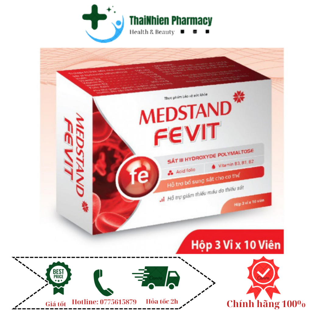 Med Stand Fevit - Iron and Folic Acid Supplements For Pregnant Women ...