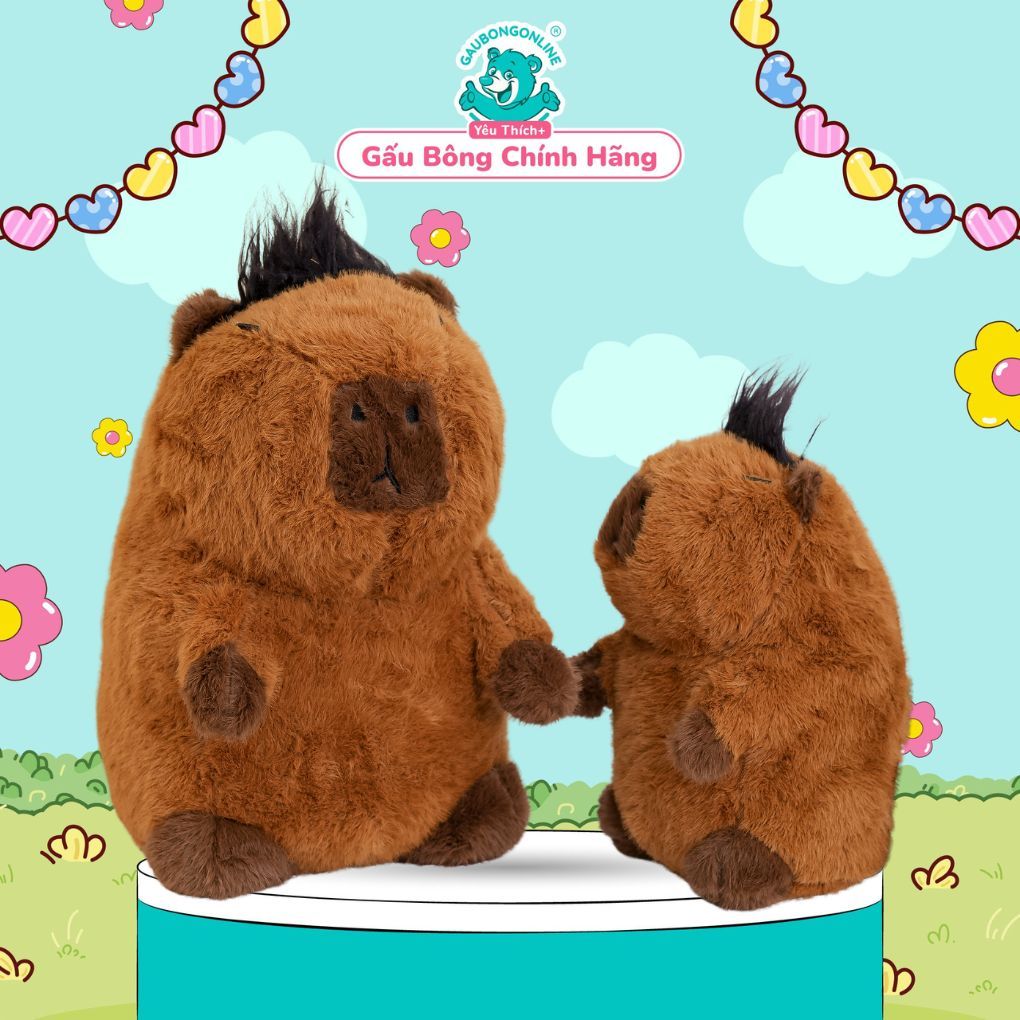 Teddy Bear Capybara Ruffled Hair Hot Trend Cute Style High Quality ...