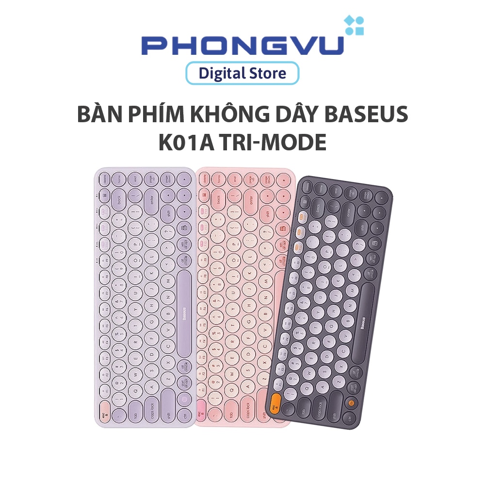 Baseus K01A Tri-Mode Wireless Keyboard | Shopee Malaysia