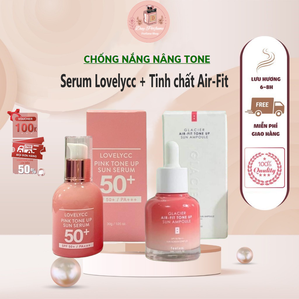 Feelxo Glacier Air-Fit Tone Up Sun Ampoule SPF50PA Korean Tone Up ...