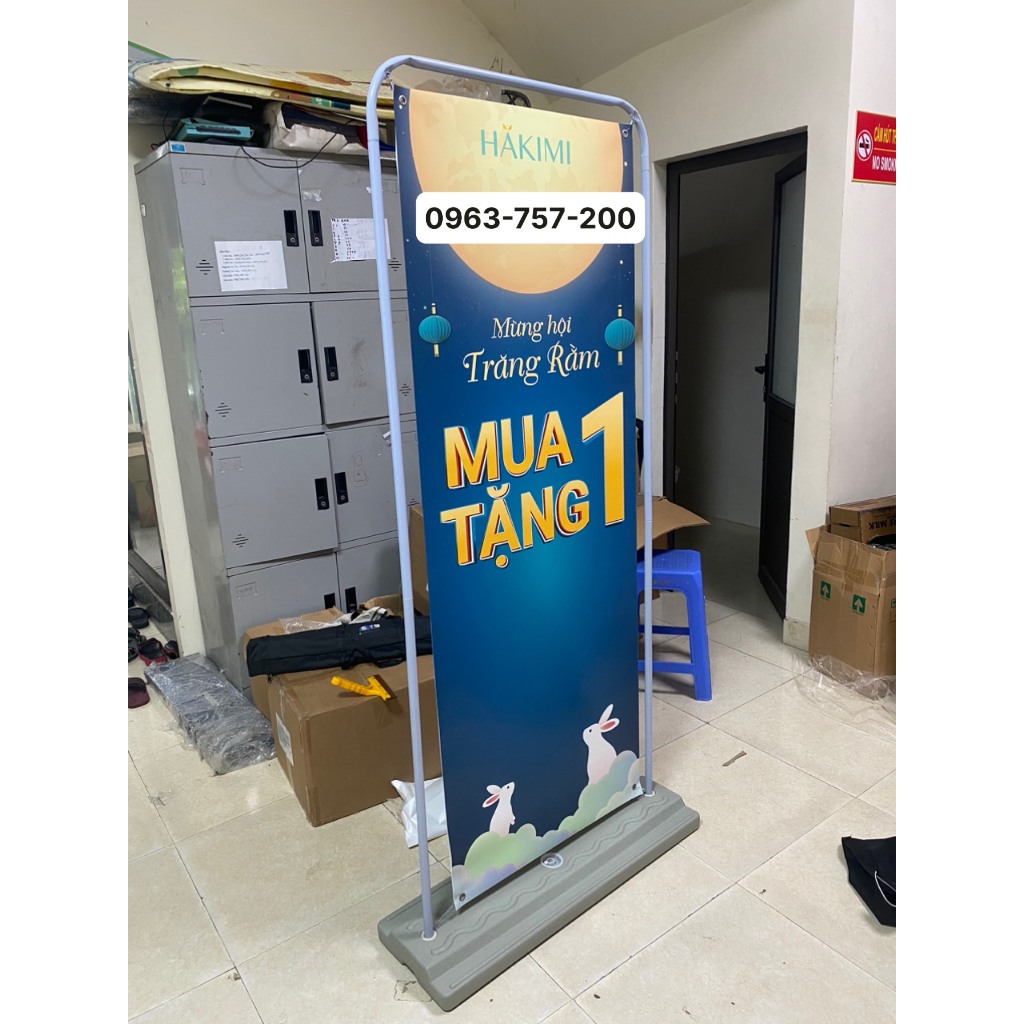Door-style Standee with plastic base, windproof Standee, water ...