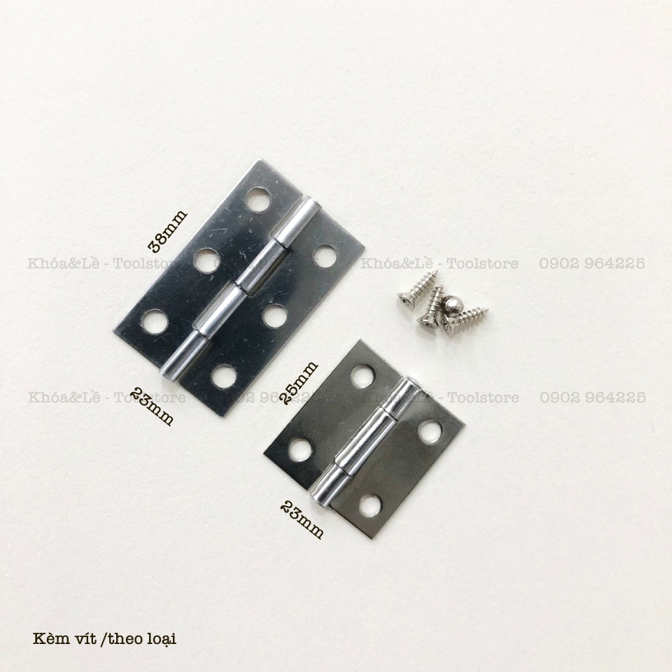 Mini Stainless Steel Hinge Wooden Box, Small Leaf Hinge | Shopee Malaysia