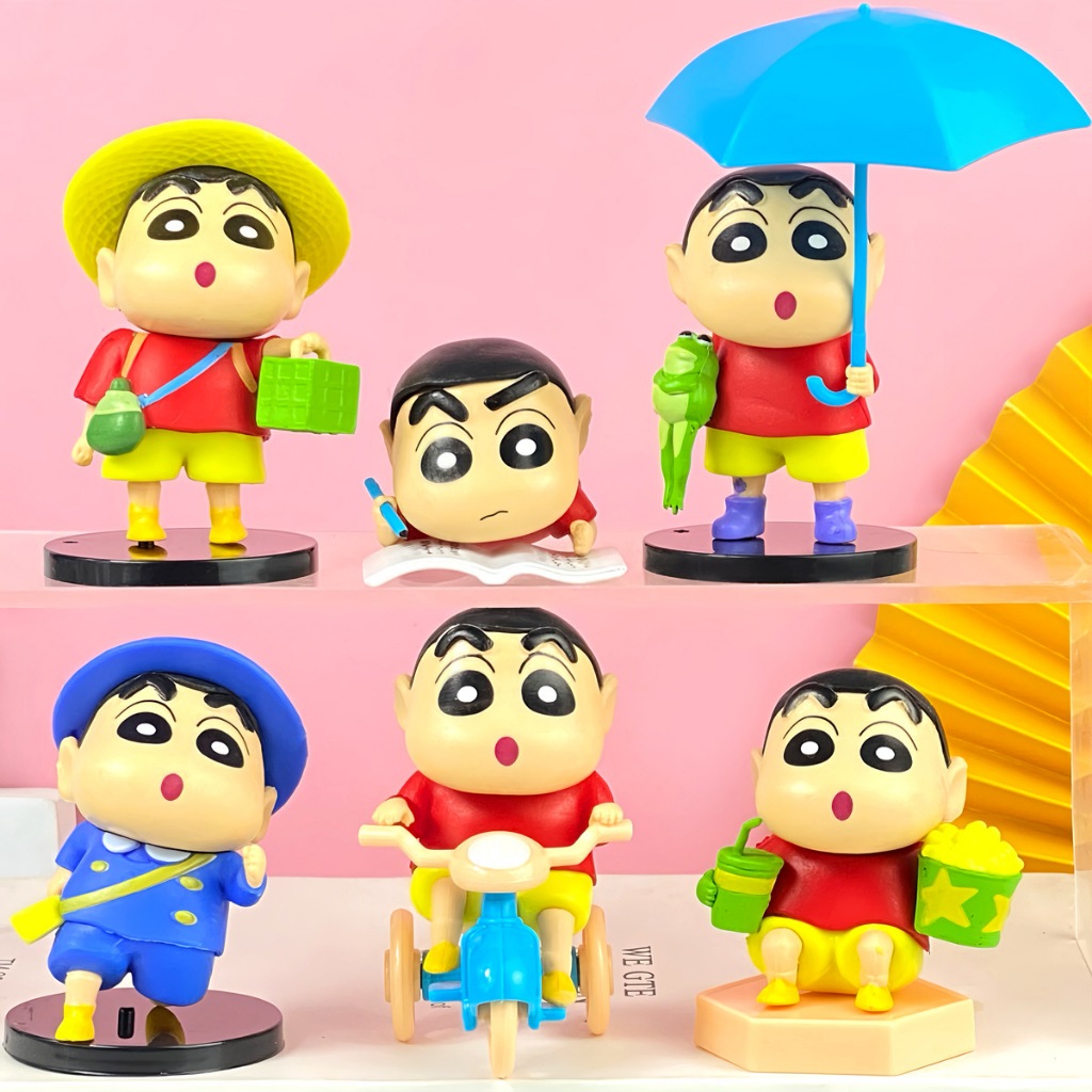Set Of 6 SHIN Models Super cute Pencil Boy M1 - 2024 | Shopee Malaysia