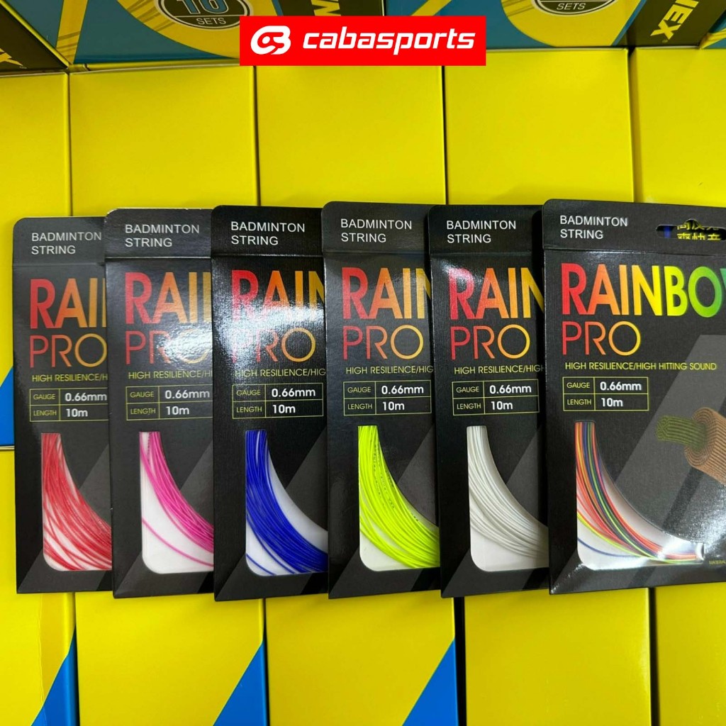 Prokennex RAINBOW PRO badminton string with power assist piece | Shopee ...