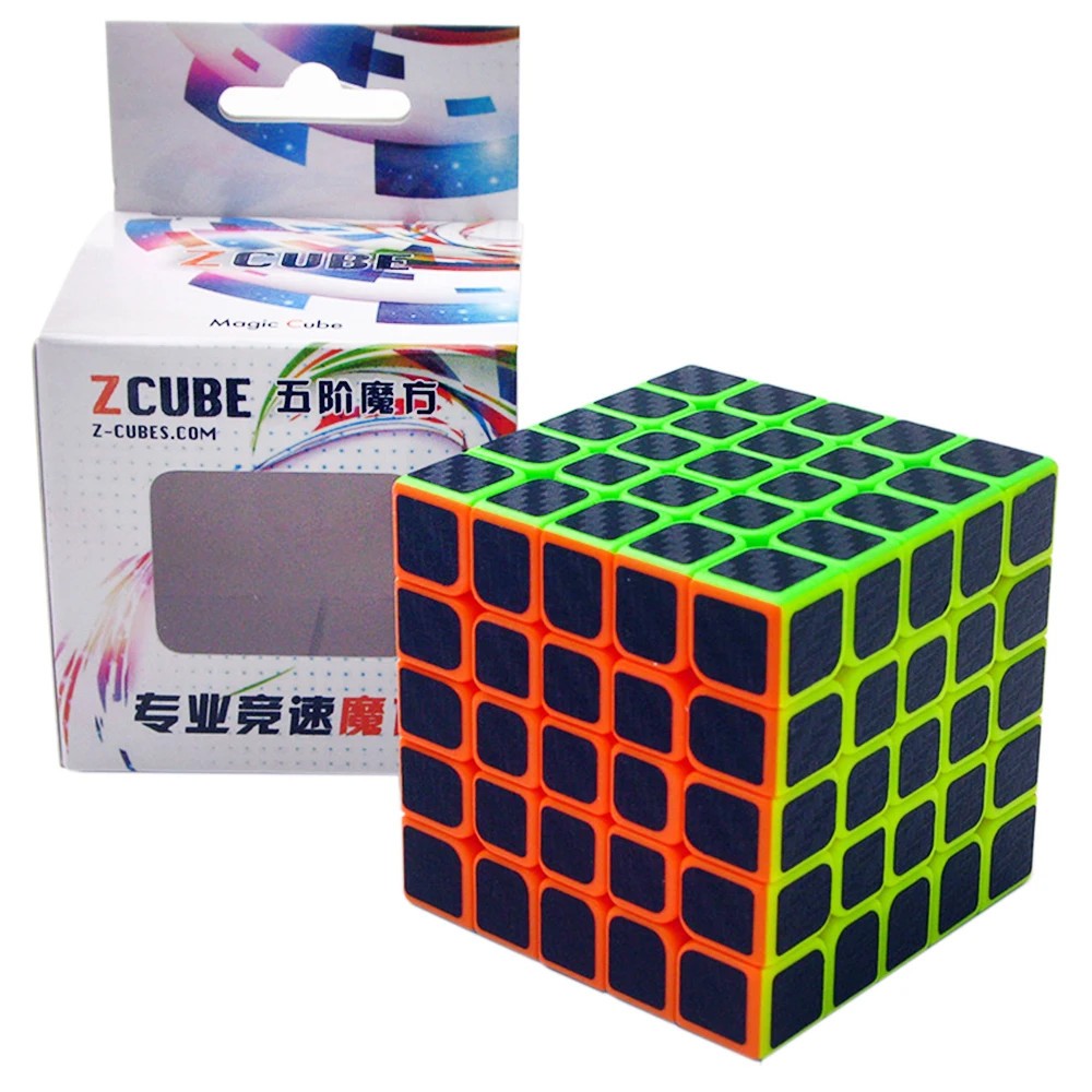 Genuine Premium Carbon Zcube 5x5 Rubik's Cube - 5-layer Rubik's Cube ...